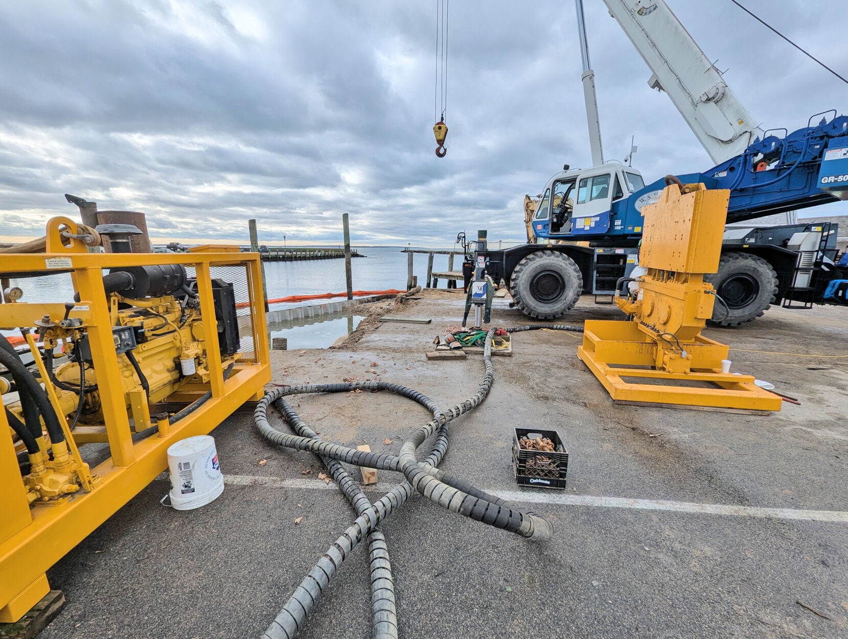 Simpson's Landing Bulkhead Work On Track | Falmouth News | capenews.net