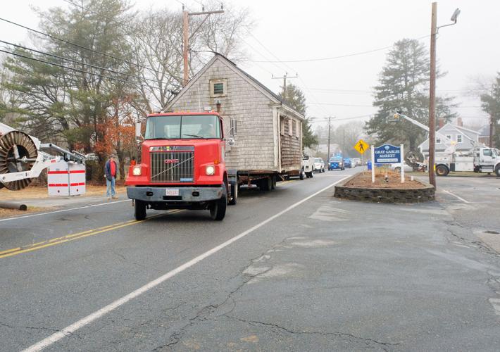PHOTOS: Historic Information Booth Move | Bourne | capenews.net