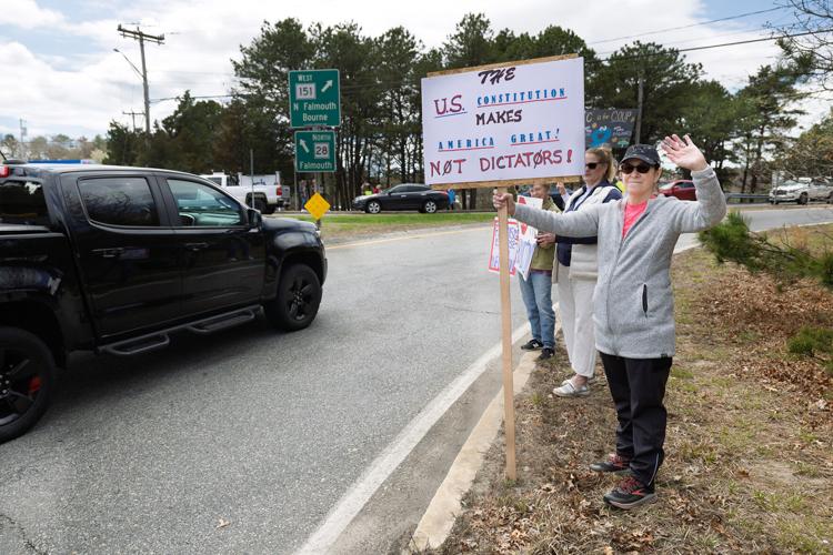 PHOTOS: Protestors 'Show Up And Speak Out' At Mashpee Rotary | Mashpee ...