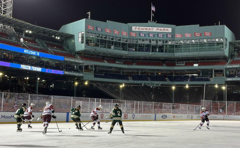 PHOTOS: Falmouth Girls Hockey Experience Frozen Fenway | Falmouth ...