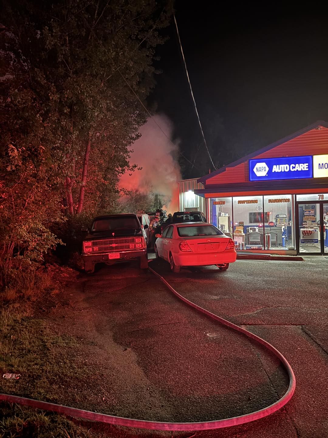Bourne Fire Responds To Morrison Auto Car Fire | Bourne News | capenews.net