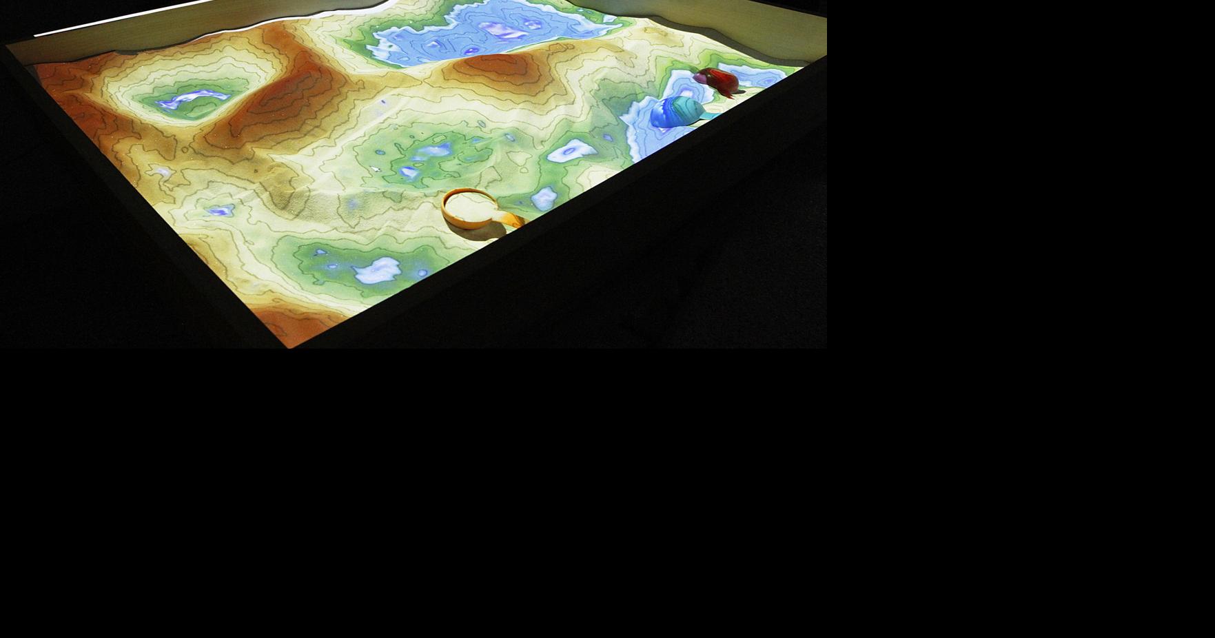 High-Tech Sandbox Lets Students Build 3-D Land Forms | Bourne News ...