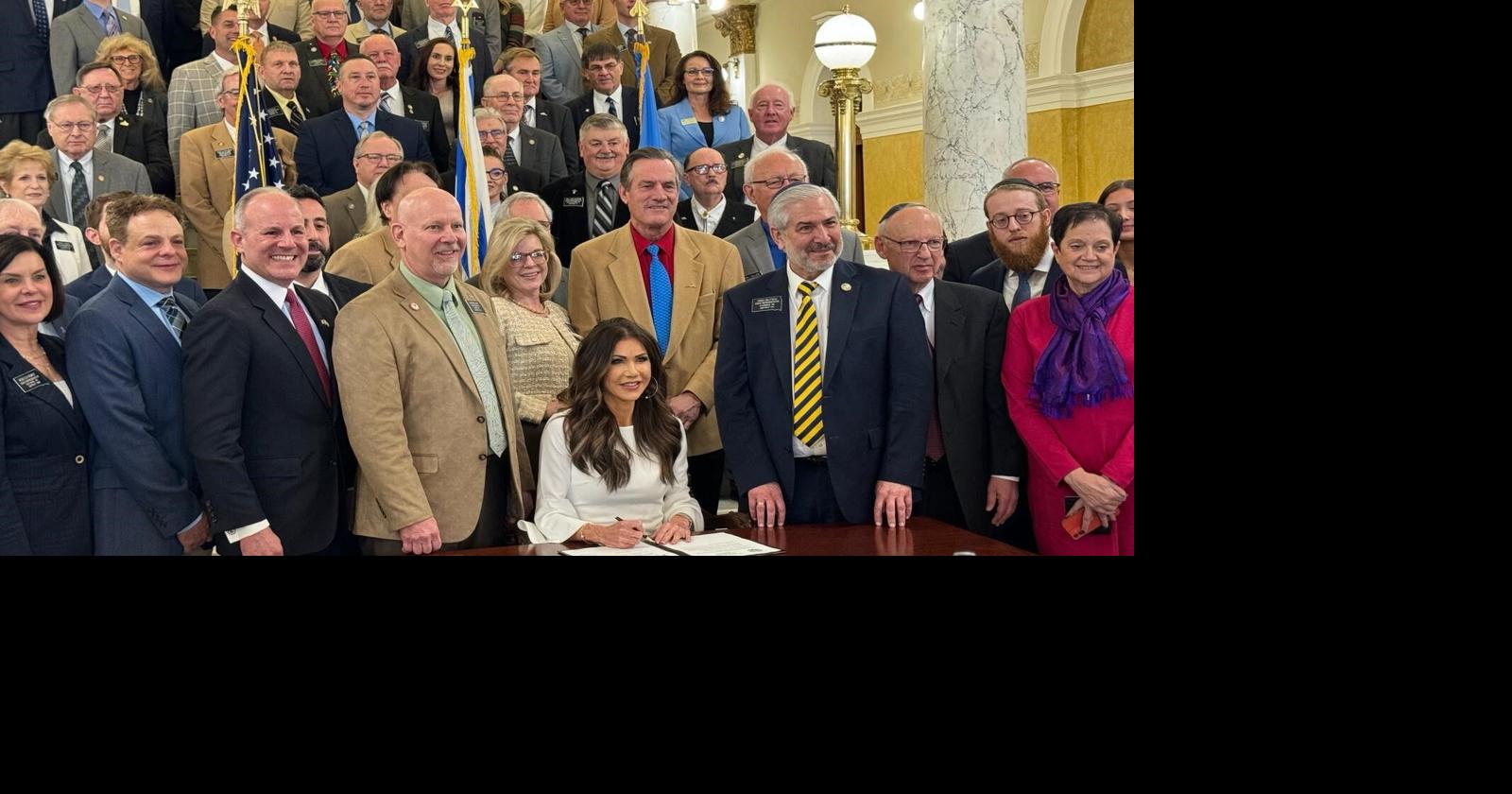 Noem signs historic anti-semitism bill into law | News | capjournal.com