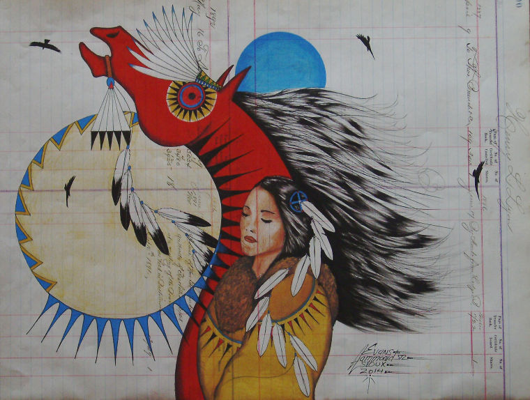 Plains Indian ledger art: A new accounting on old pages | Community ...