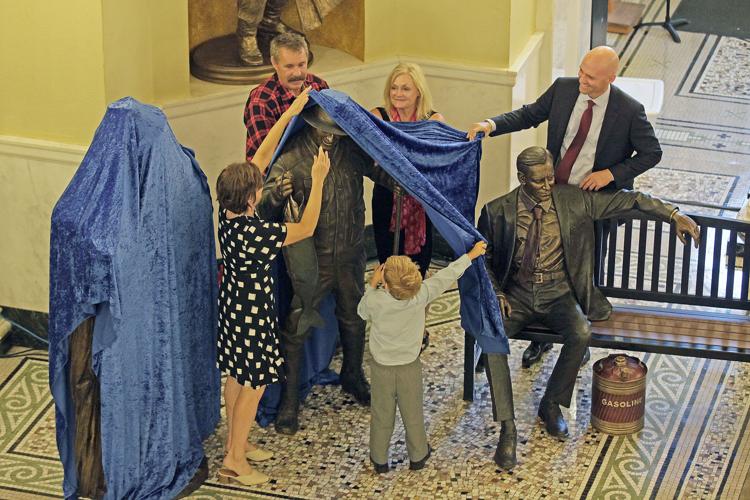 A fence, a fish and a fuel can: Latest additions to Trail of Govs ...