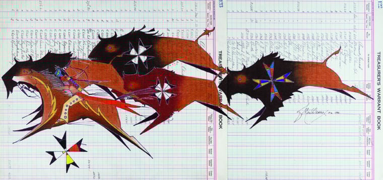 Plains Indian ledger art: A new accounting on old pages | Community ...