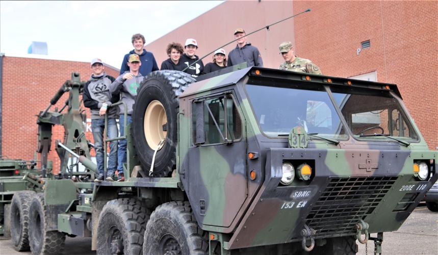 Riggs mechanics students experience National Guard big rigs | Community ...