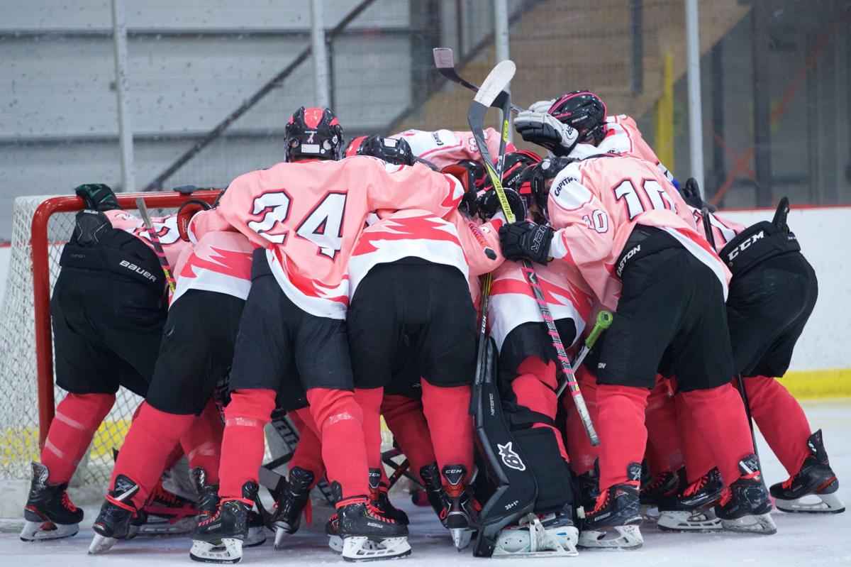 Oahe Hockey wins at Pink the Rink cancer awareness | Local News Stories ...
