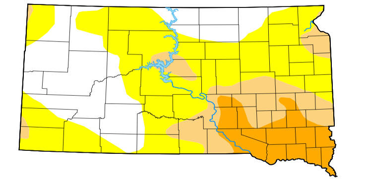 South Dakota Drought Monitor map | | capjournal.com