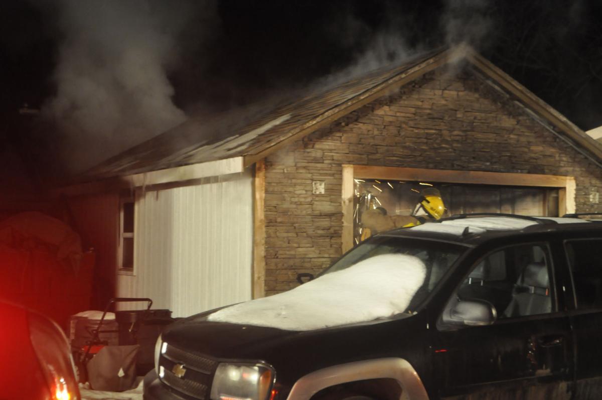UPDATED: Fire in frigid night damages garage behind Pierre home near ...