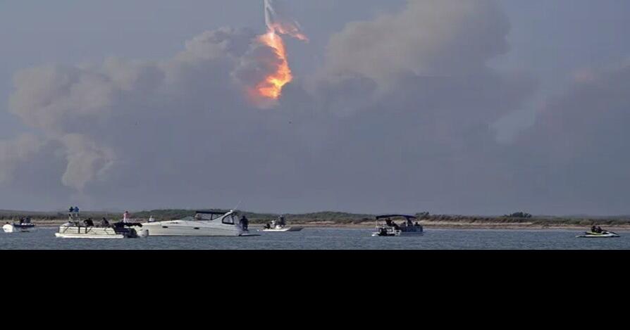SpaceX giant rocket explodes minutes after launch from Texas | News ...