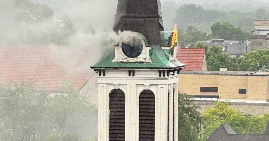 Fire out at Madison's oldest active Catholic parish, Holy Redeemer ...