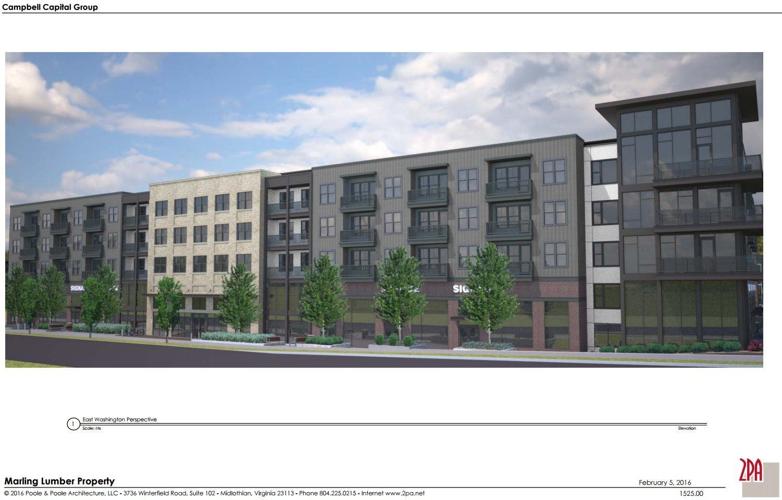 Classic look replaces modern touches in Marling Lumber redevelopment ...