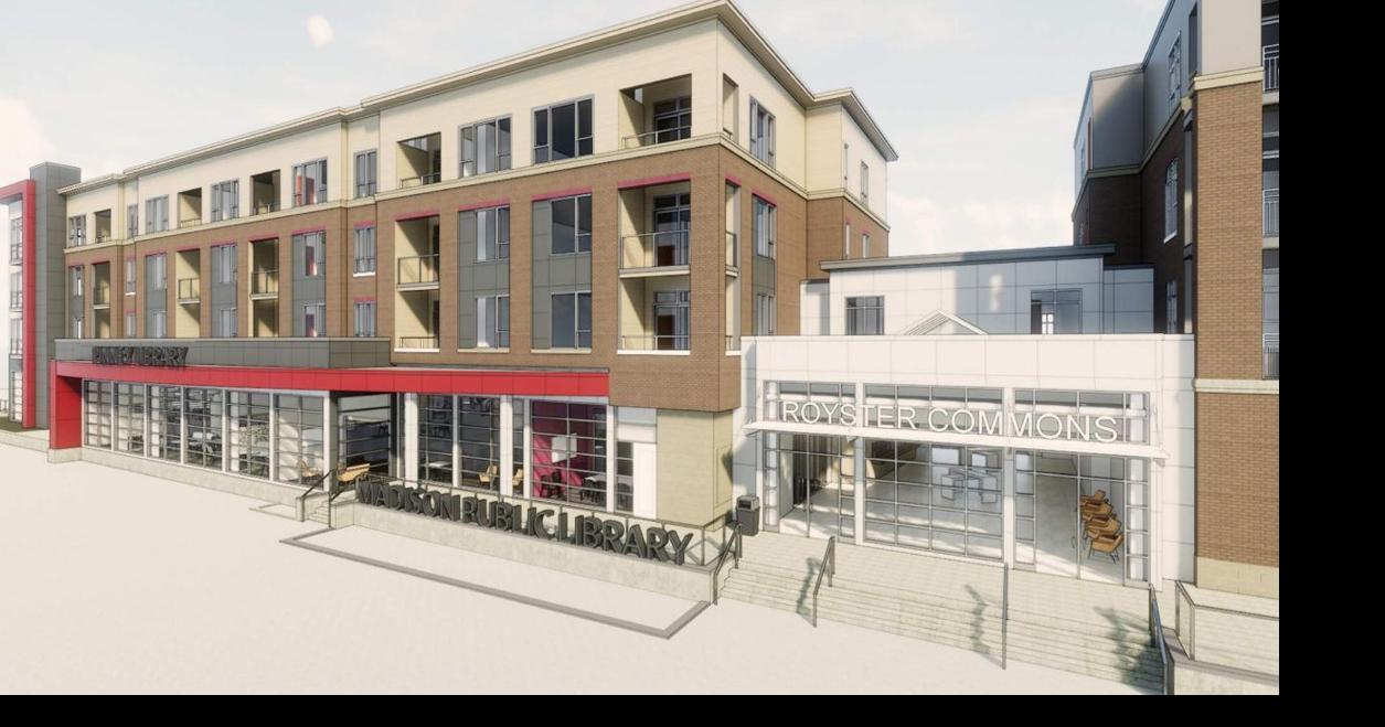 Take a look at preliminary designs for the proposed Pinney Library ...