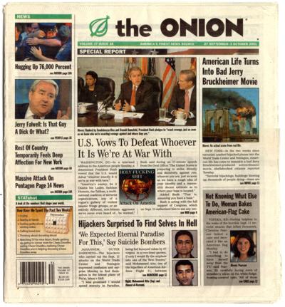The story of The Onion is 'funny because it's true' | Entertainment ...