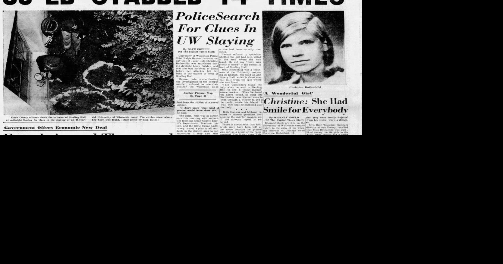 UW-Madison student's 1968 murder inspires a true crime podcast ...