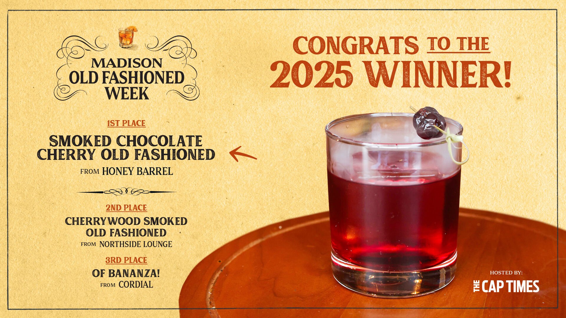 Honey Barrel voted Madison's Best Old Fashioned | Food & Drink | captimes.com