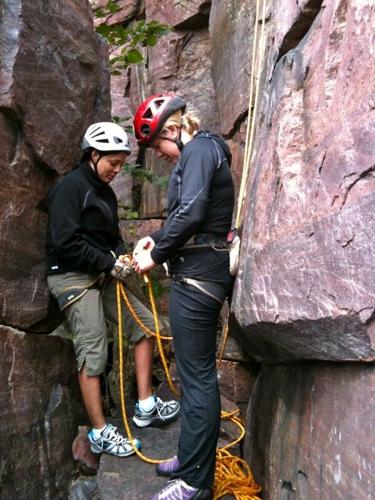 Chicks Rock! teaches rock climbing skills to women | Local News ...