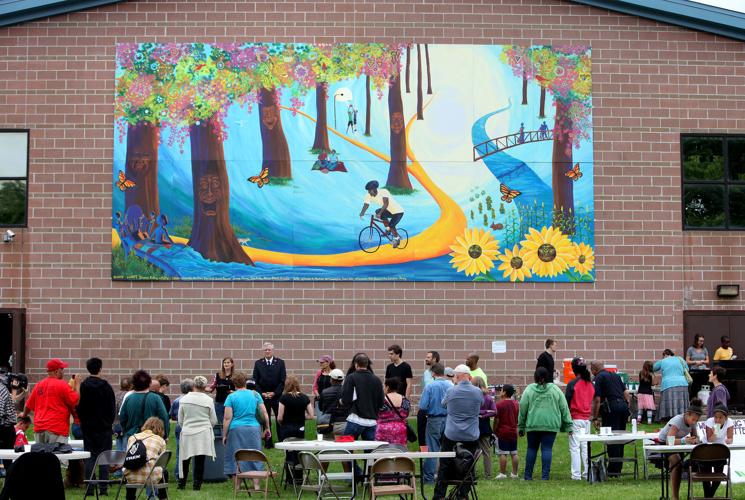 Photos: 'Awakening' mural unveiled at Salvation Army in Darbo ...