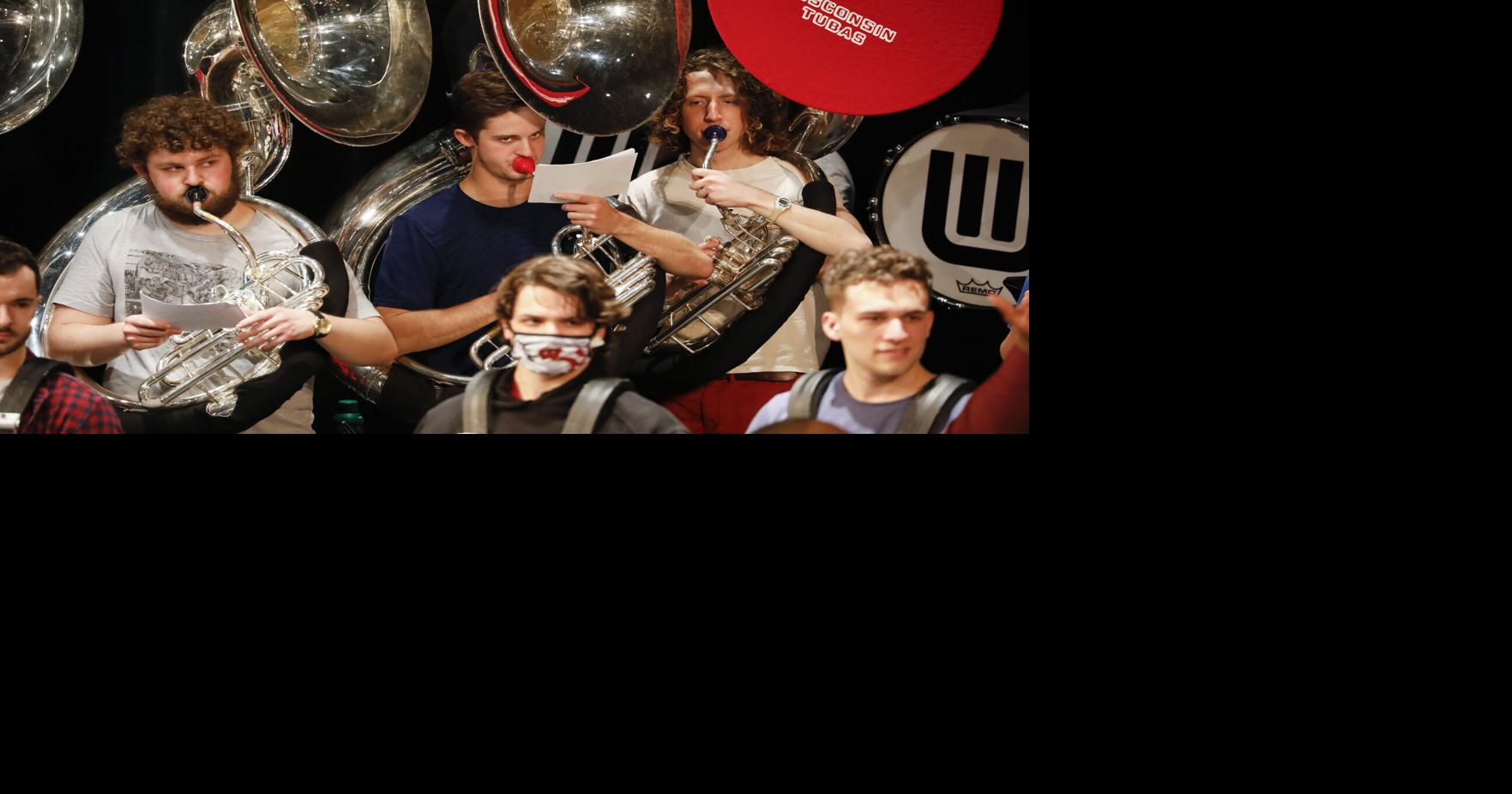 PHOTOS: UW-Madison marching band practices for spring concert | News ...