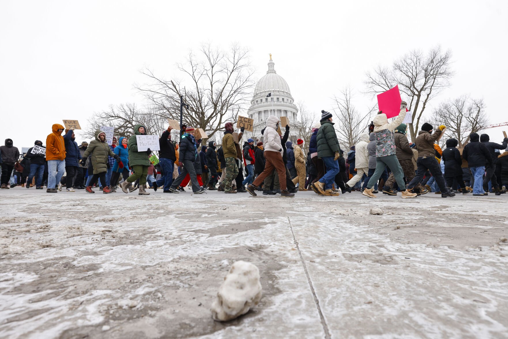 Madison protest at Capitol follows second fatal Minneapolis shooting ...
