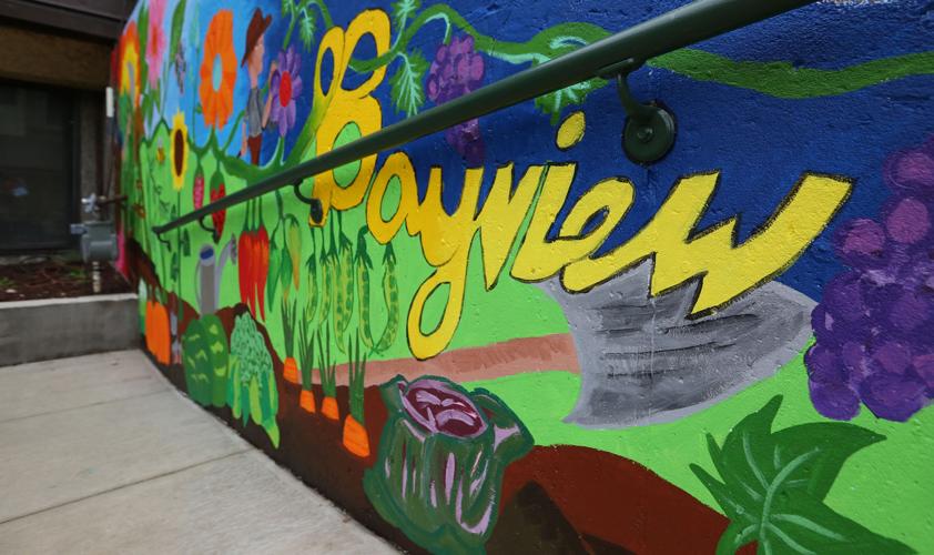 Photos: New mosaic mural at Bayview | Local News | captimes.com