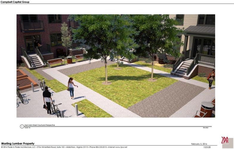 Classic look replaces modern touches in Marling Lumber redevelopment ...