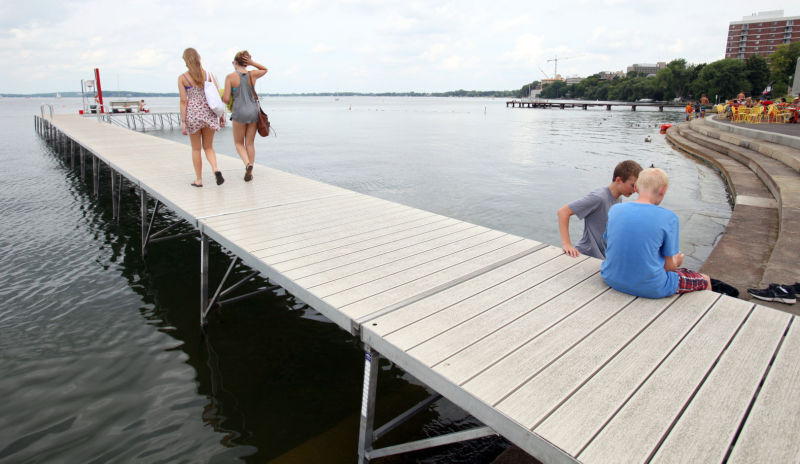 Photos: New piers at Memorial Union | Local News | captimes.com