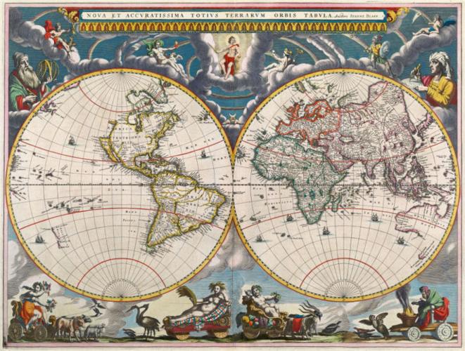 New show of historical maps at the Chazen zooms in on the margins ...