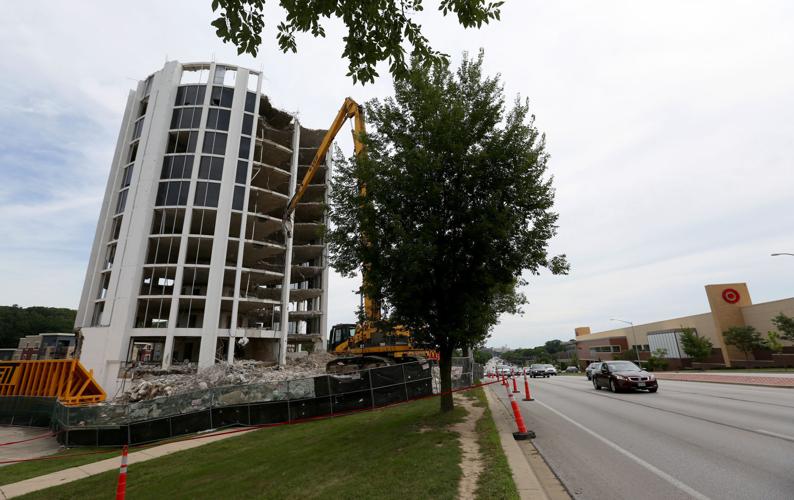 Photos: Pyare Square Building undergoing demolition | Local News ...