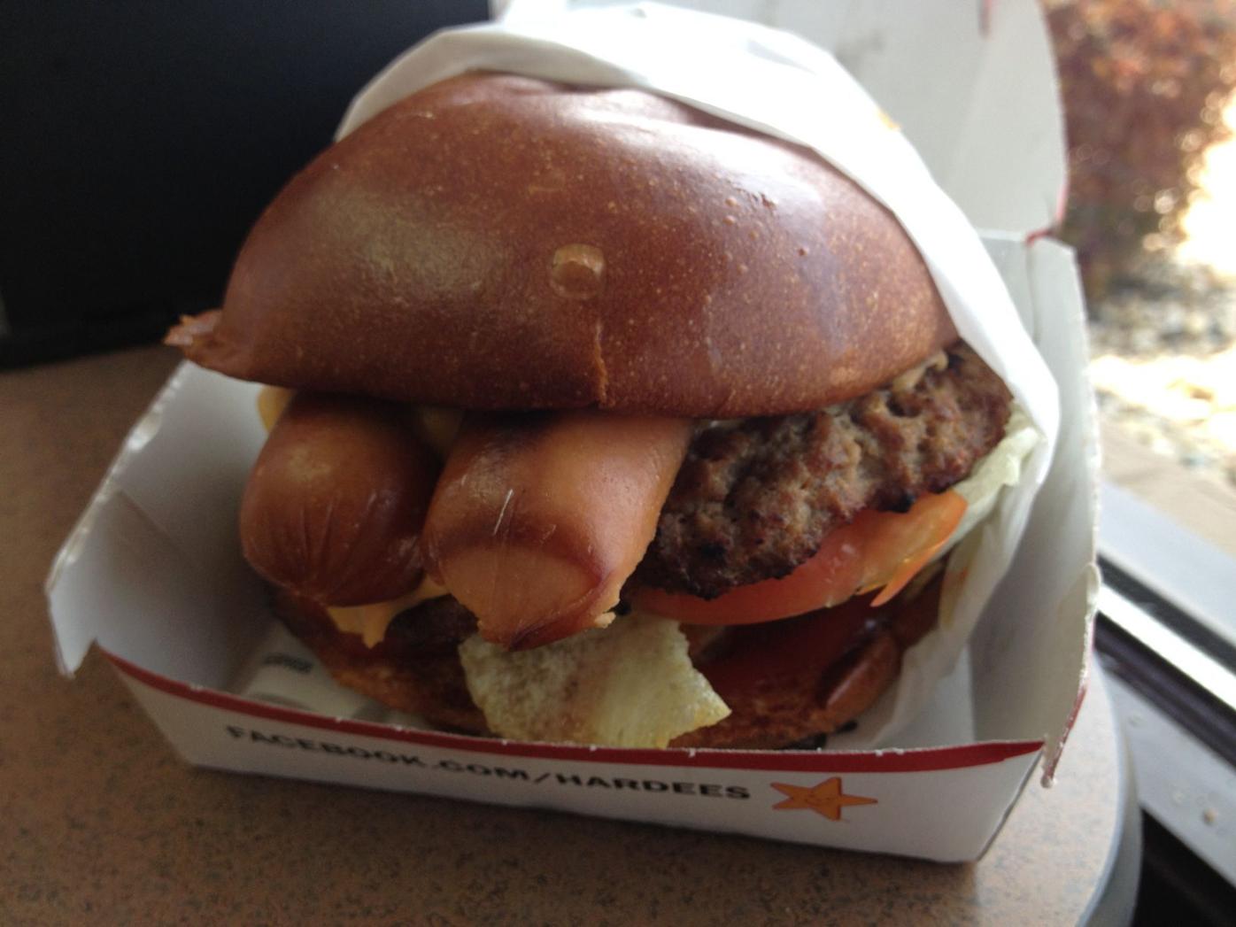 biggest burger at hardee's