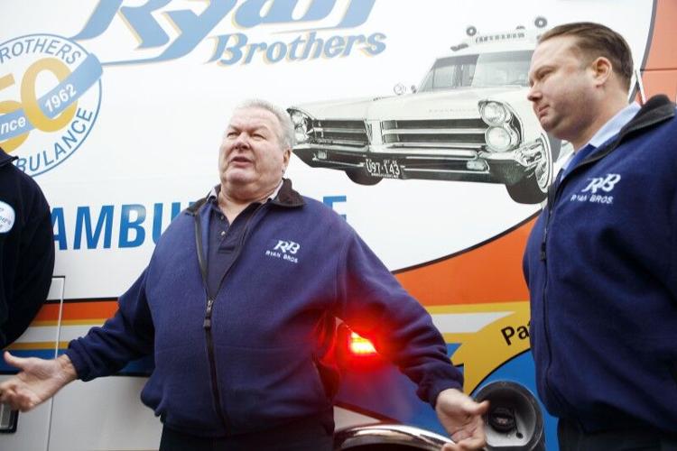 Photos: A surprise for the co-founder of Ryan Brothers Ambulance ...