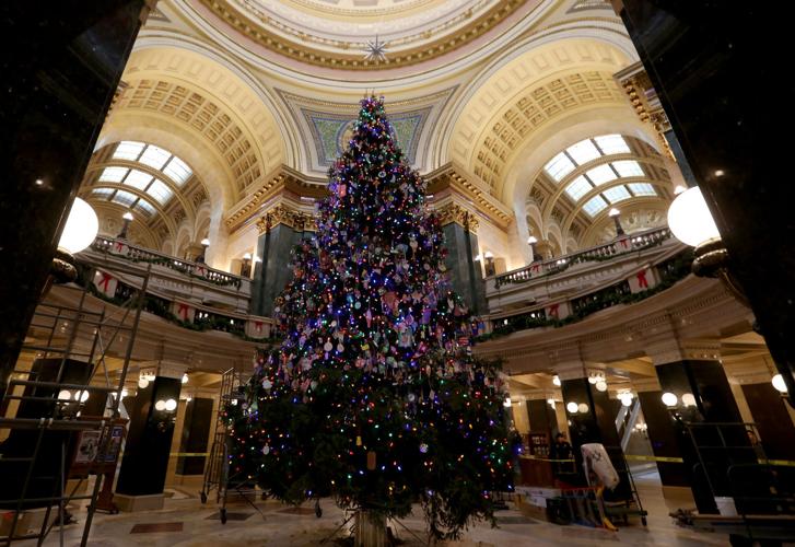 Photos: State Capitol Christmas tree decorating | Local News | captimes.com