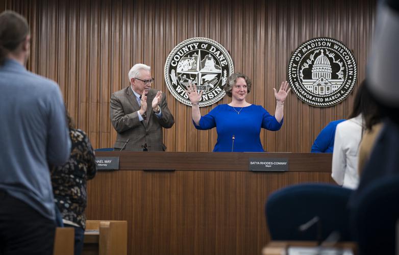 Photos: Mayor Satya Rhodes-Conway, new City Council members sworn in ...