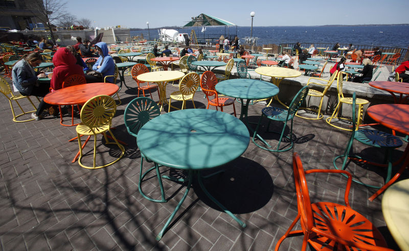 Photos: Memorial Union Terrace opens | Local News | captimes.com