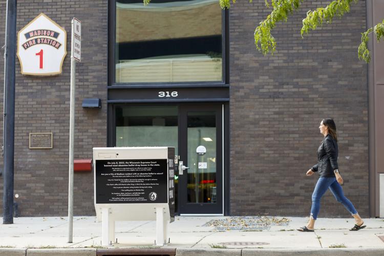 City of Madison protests ballot drop box ban through art | Government ...