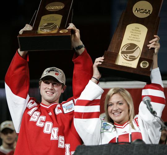 He won hockey titles with the Badgers and Blackhawks. One means more ...