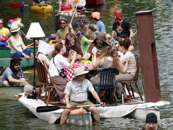 Photos: Fools Flotilla floats down Yahara | Local News | captimes.com