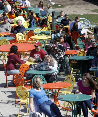 Photos: Memorial Union Terrace is open again! | Local News | captimes.com