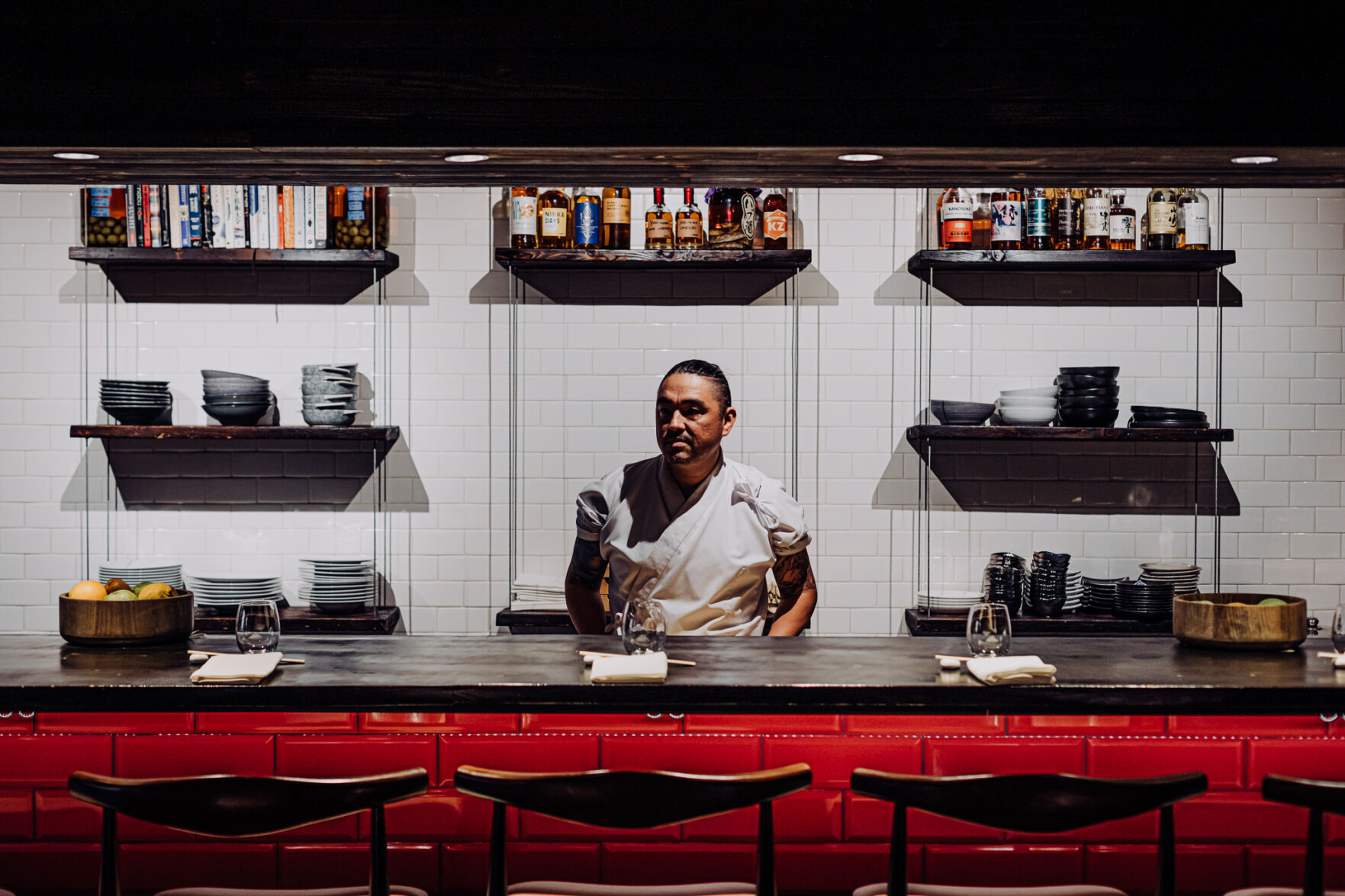 For chef David Utterback, bold flavors define his style of omakase ...