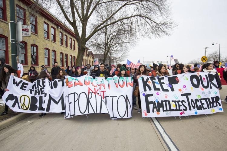 Photos: Students march to Capitol to protest immigration bills | Local ...