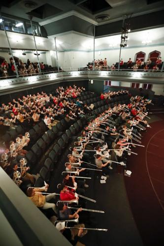 PHOTOS: UW-Madison marching band practices for spring concert | News ...