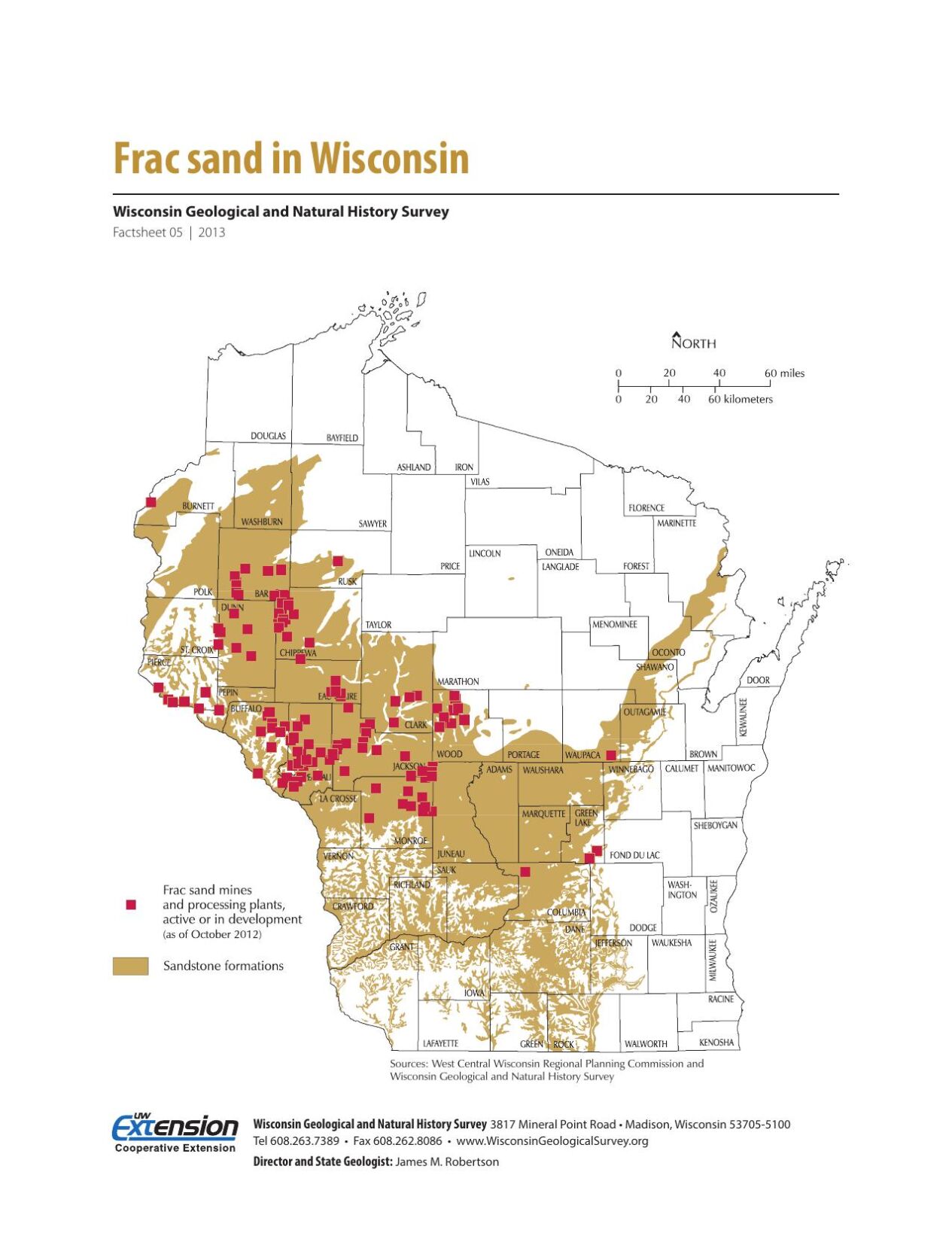 Frac sand map | | captimes.com