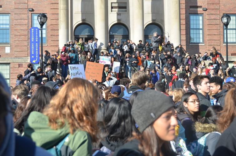 More than 1,000 walk out at West in support of fired security guard ...