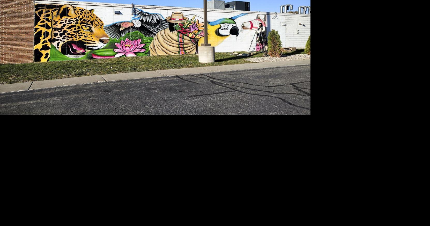 Amazon prime: New Monona Drive mural bursts with Peruvian hues ...