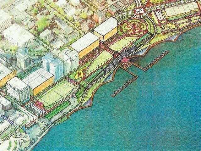 Proposal for decked park over John Nolen Drive would connect Capitol Square to Lake Monona ...