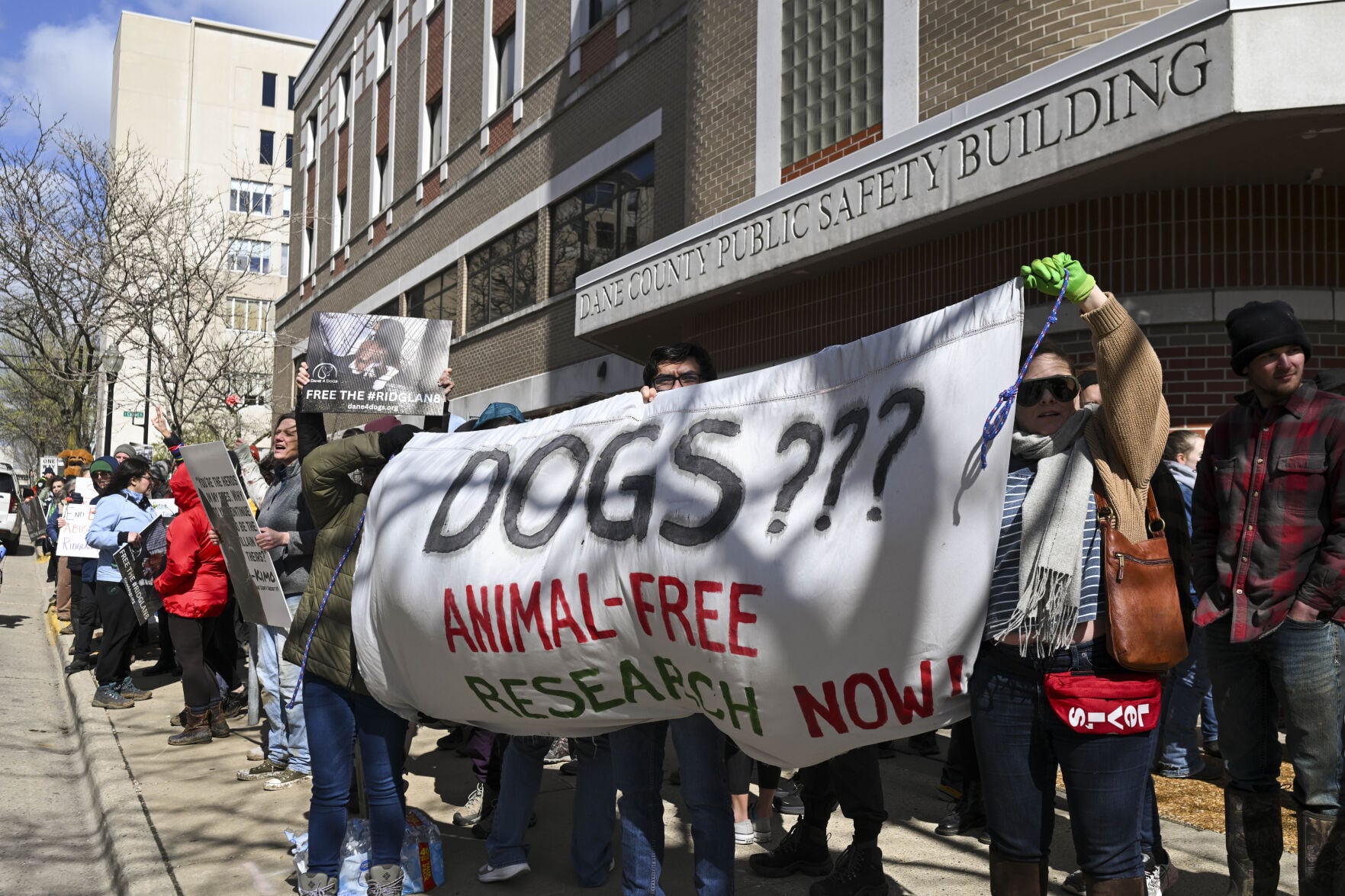 Dane County police tear-gas, arrest animal activists at Ridglan Farms ...
