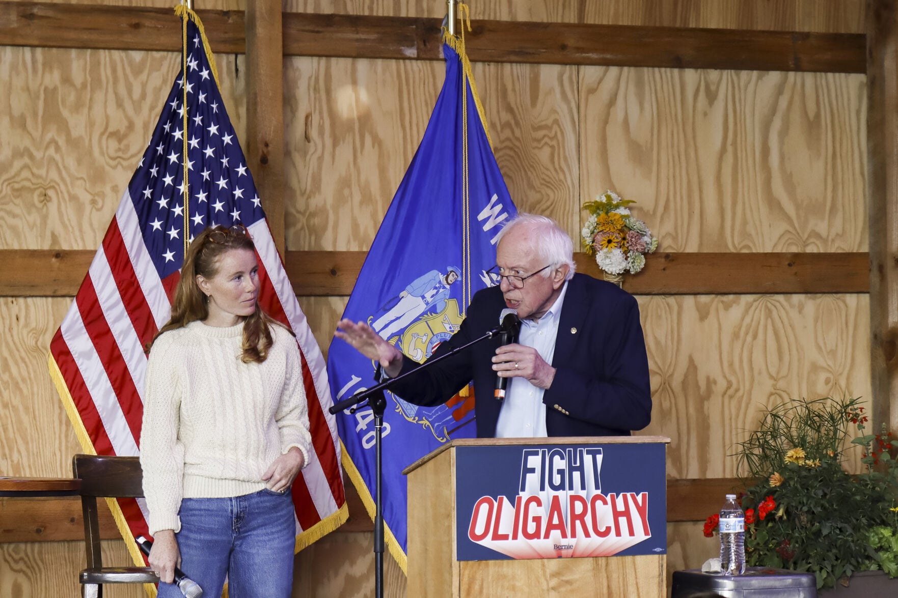 Bernie Sanders adds star power to Rebecca Cooke's battle with Van Orden ...