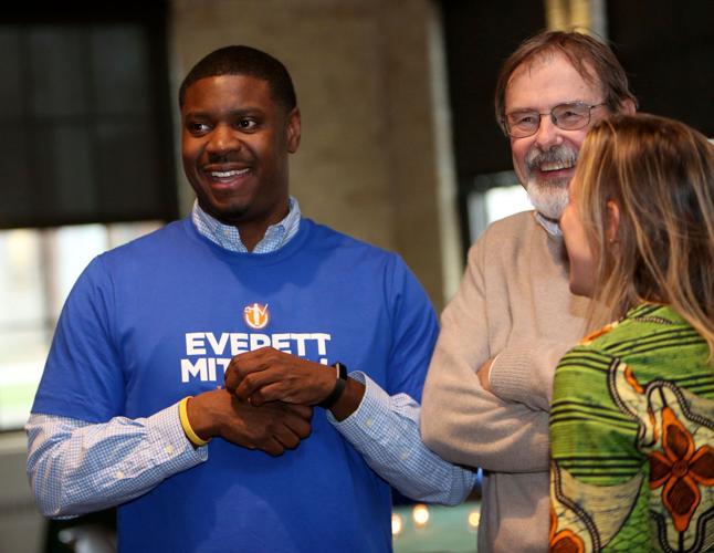 Photos: Everett Mitchell, supporters celebrate his election to Dane County Judge | Local News ...