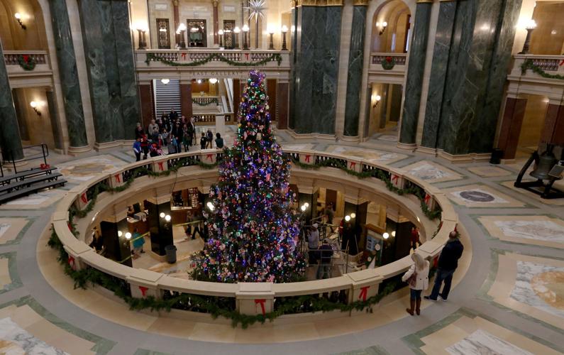 Photos: State Capitol Christmas tree decorating | Local News | captimes.com